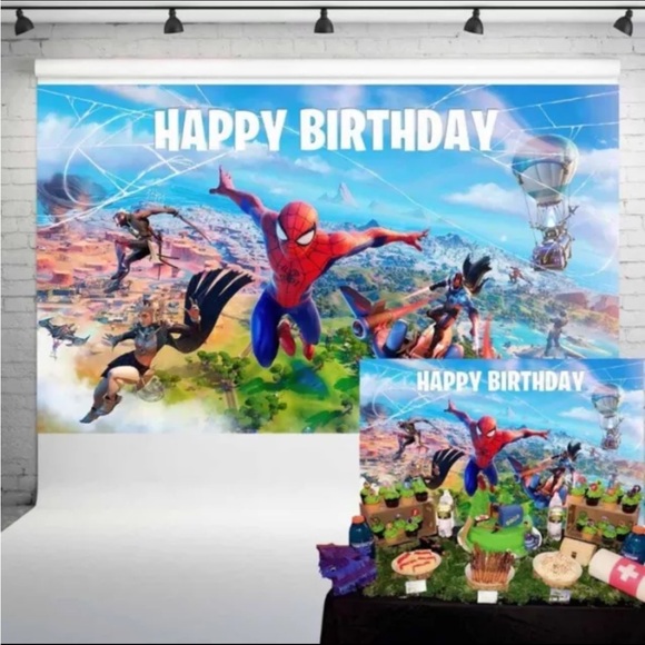 Fortnite | Party Supplies | Battle Royale Video Game Backdrop Banner ...